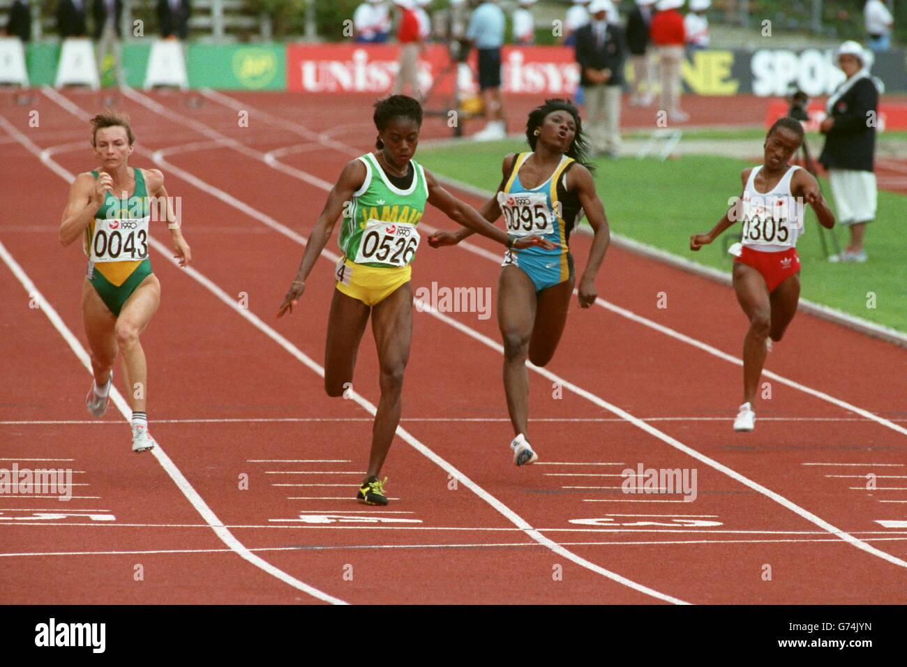 Commonwealth Games Auckland-Athletics Stock Photo - Alamy