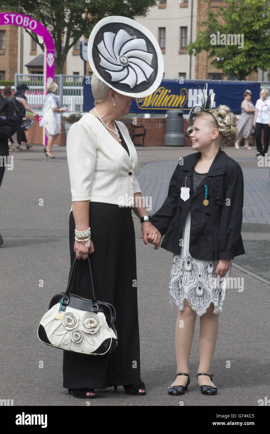Horse Racing - Stobo Castle Ladies Day - Musselburgh Racecourse Stock ...