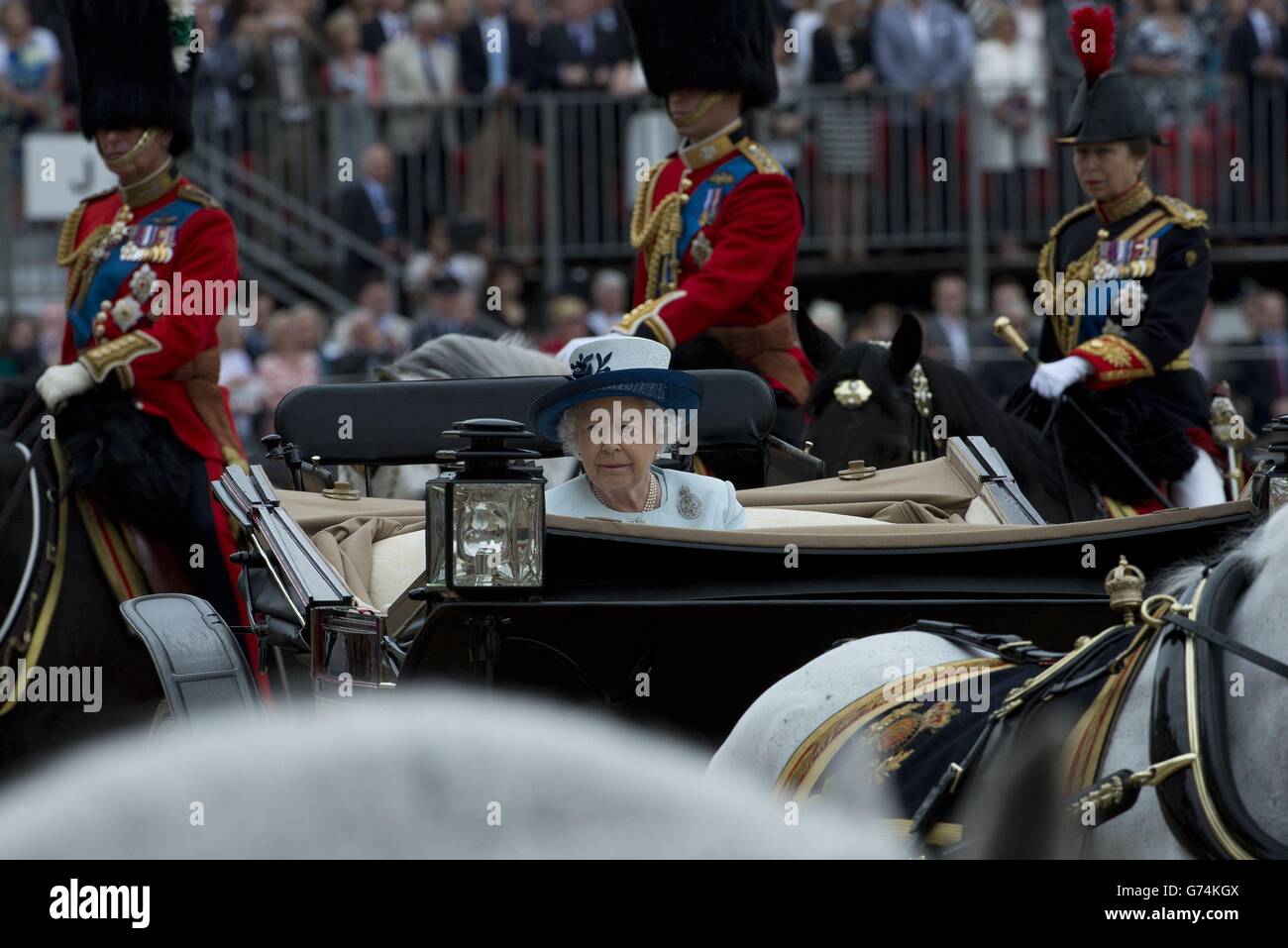Trooping the Colour parade Stock Photo - Alamy