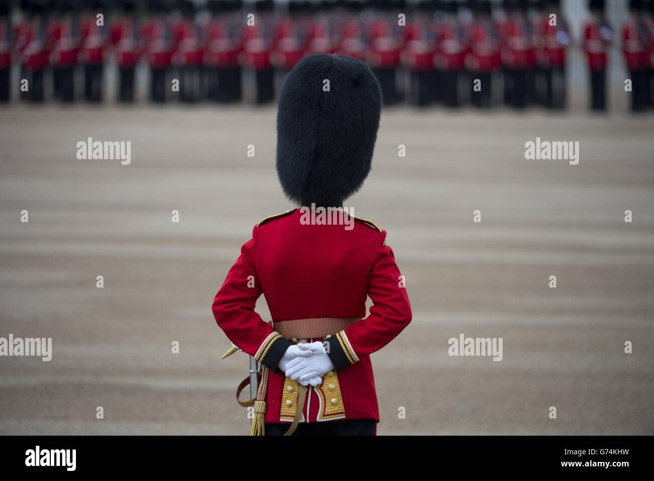 Trooping the Colour parade Stock Photo - Alamy