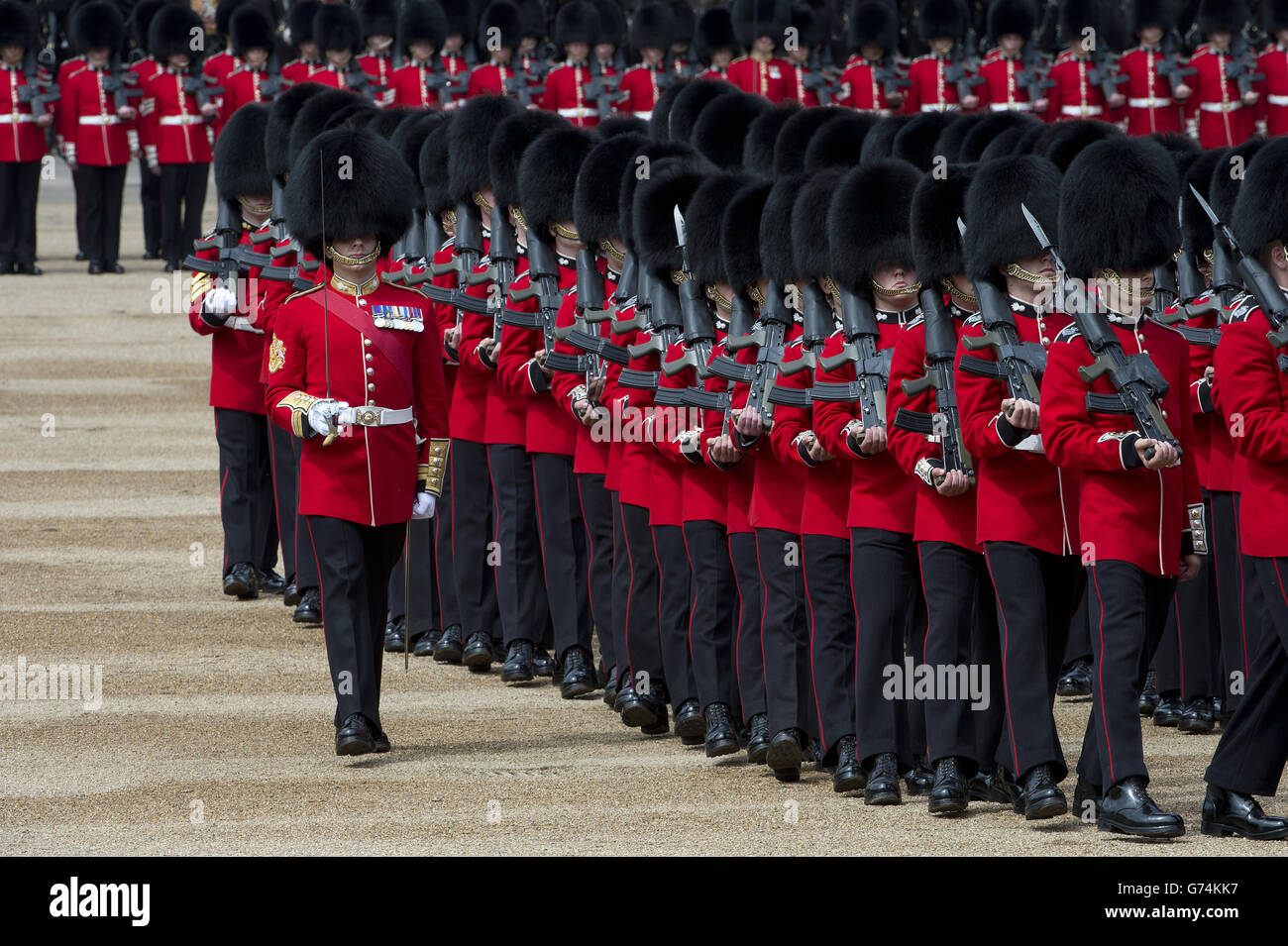 Trooping the Colour parade Stock Photo - Alamy