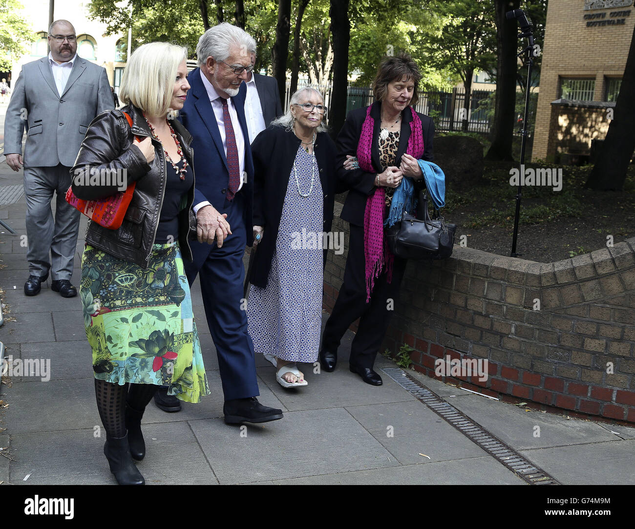 Veteran entertainer Rolf Harris arrives at Southwark Crown Court ...