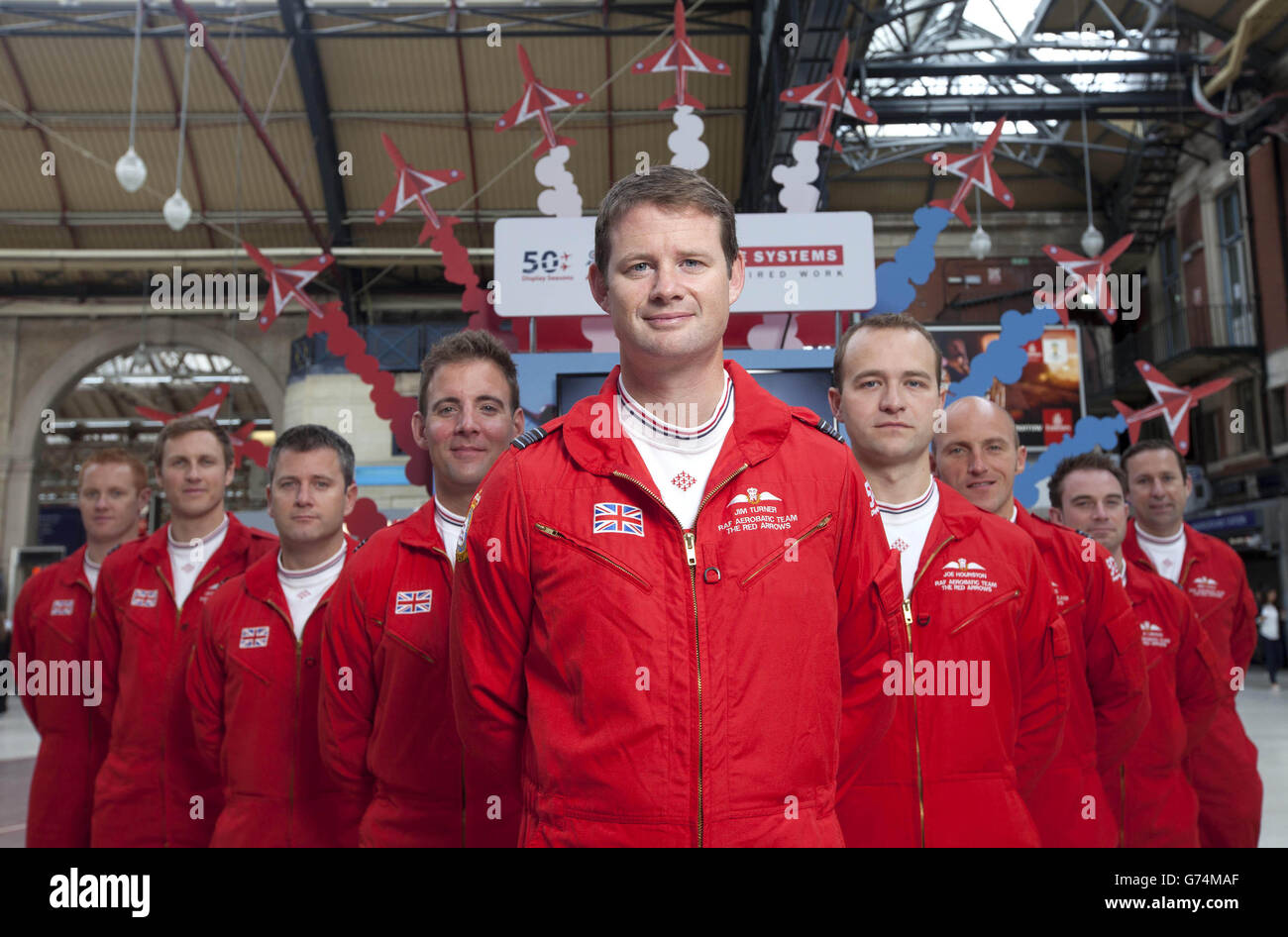 Red Arrows pilots, officially known as the Royal Air Force Aerobatic ...