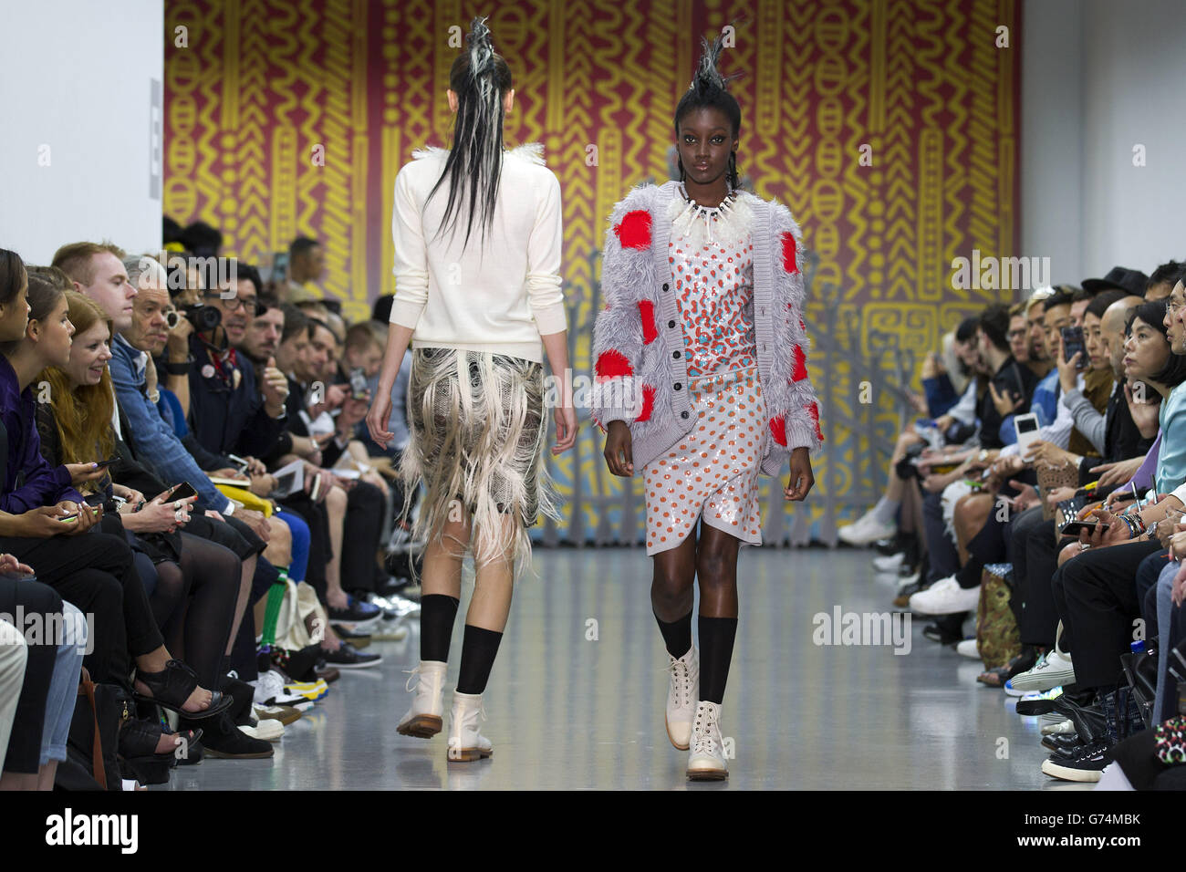 Consumer fashion catwalk runway models modelling designer designs full ...