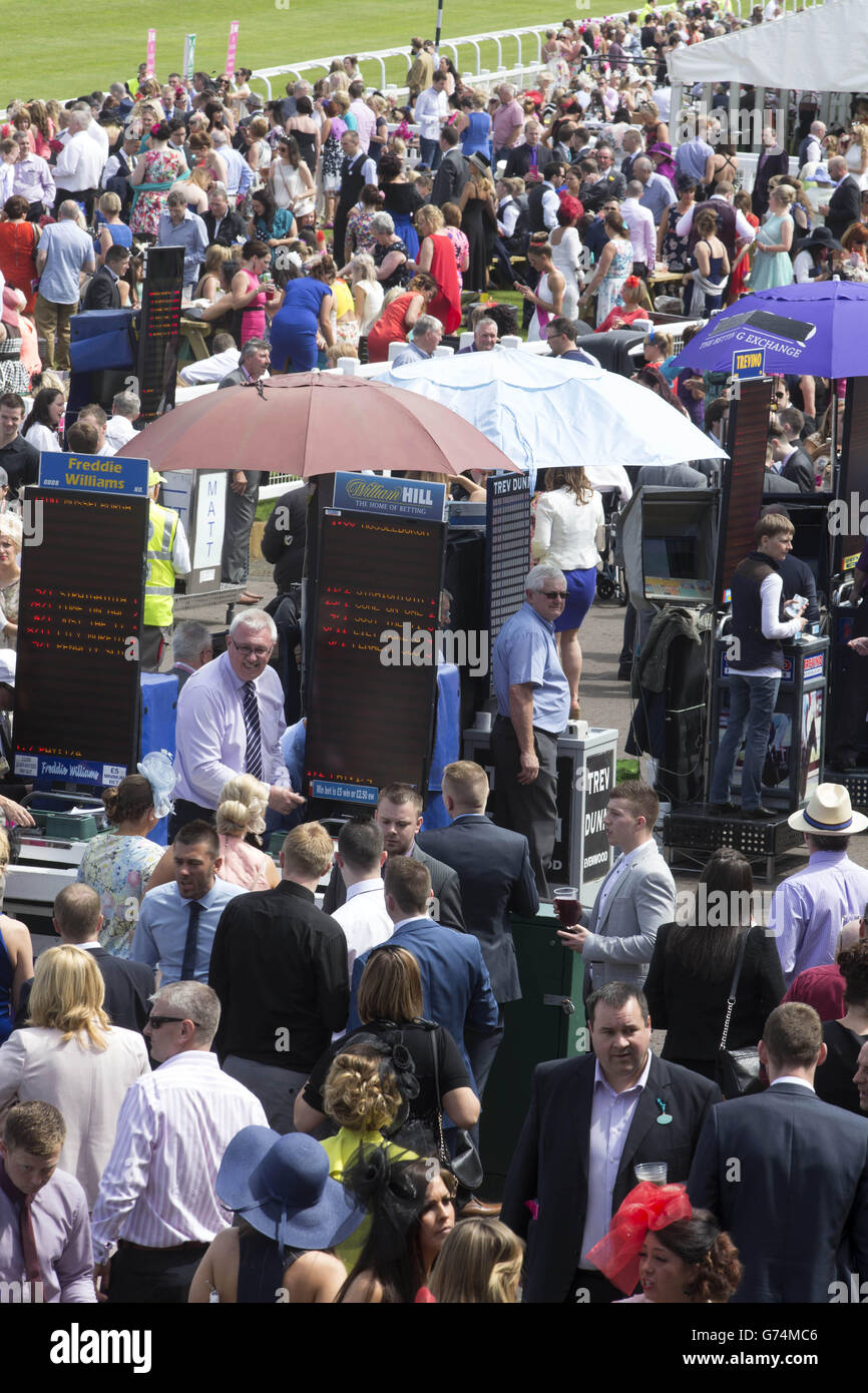 Horse Racing - Stobo Castle Ladies Day - Musselburgh Racecourse Stock ...