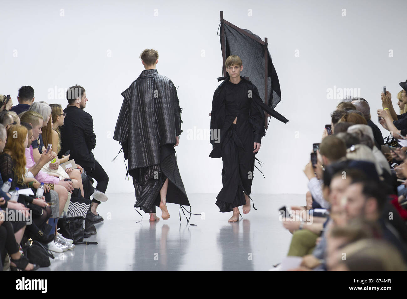 Consumer fashion catwalk runway models modelling designer designs full ...