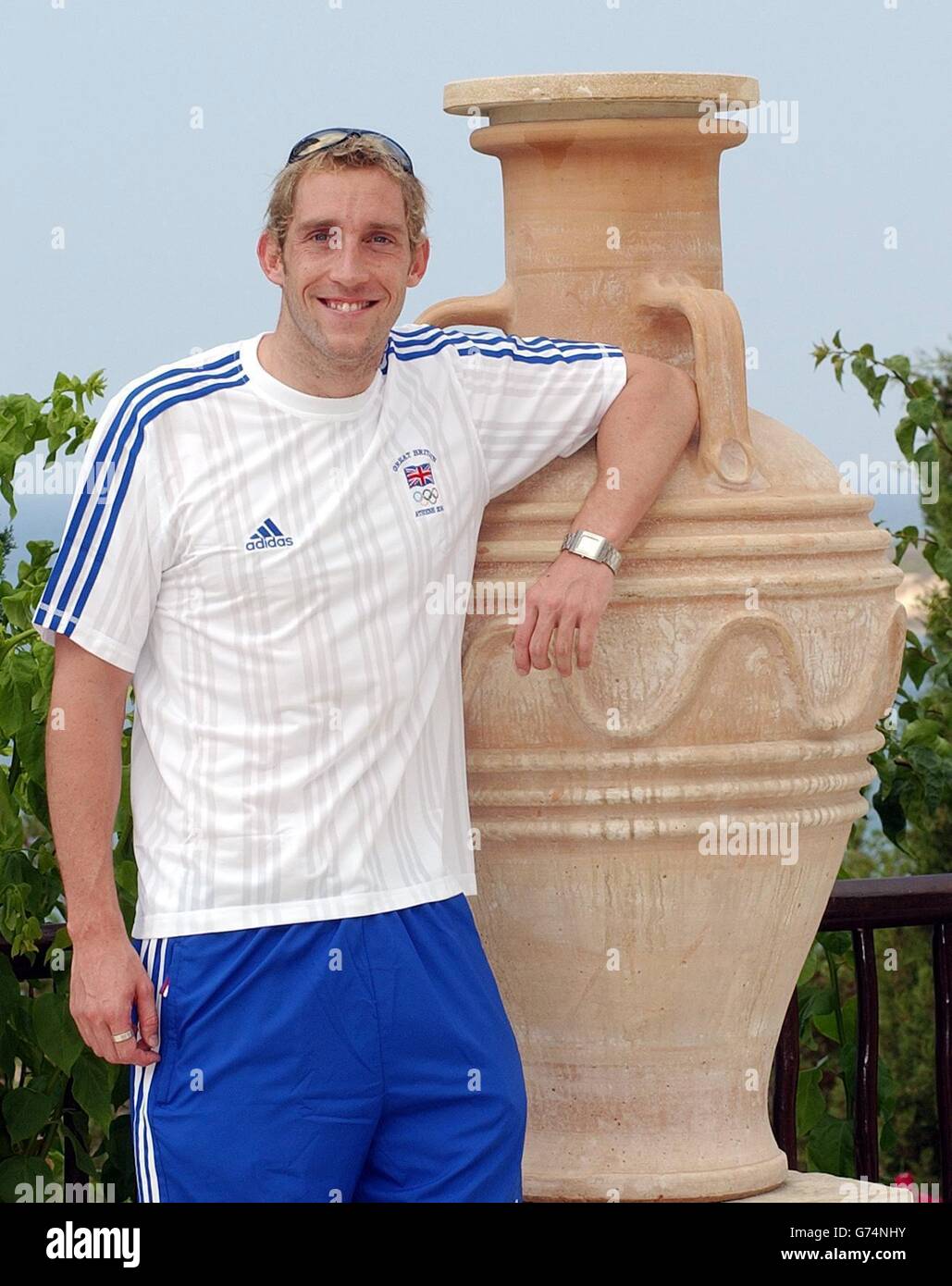 Portrait of British olympic team swimmer Stephen Parry from Manchester ...
