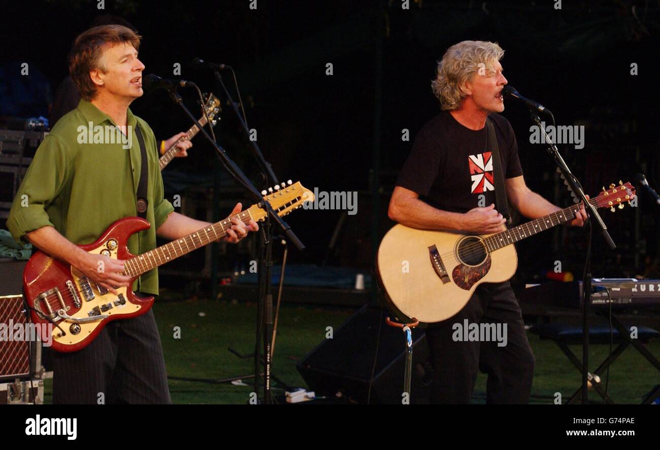 The Finn Brothers Stock Photo - Alamy