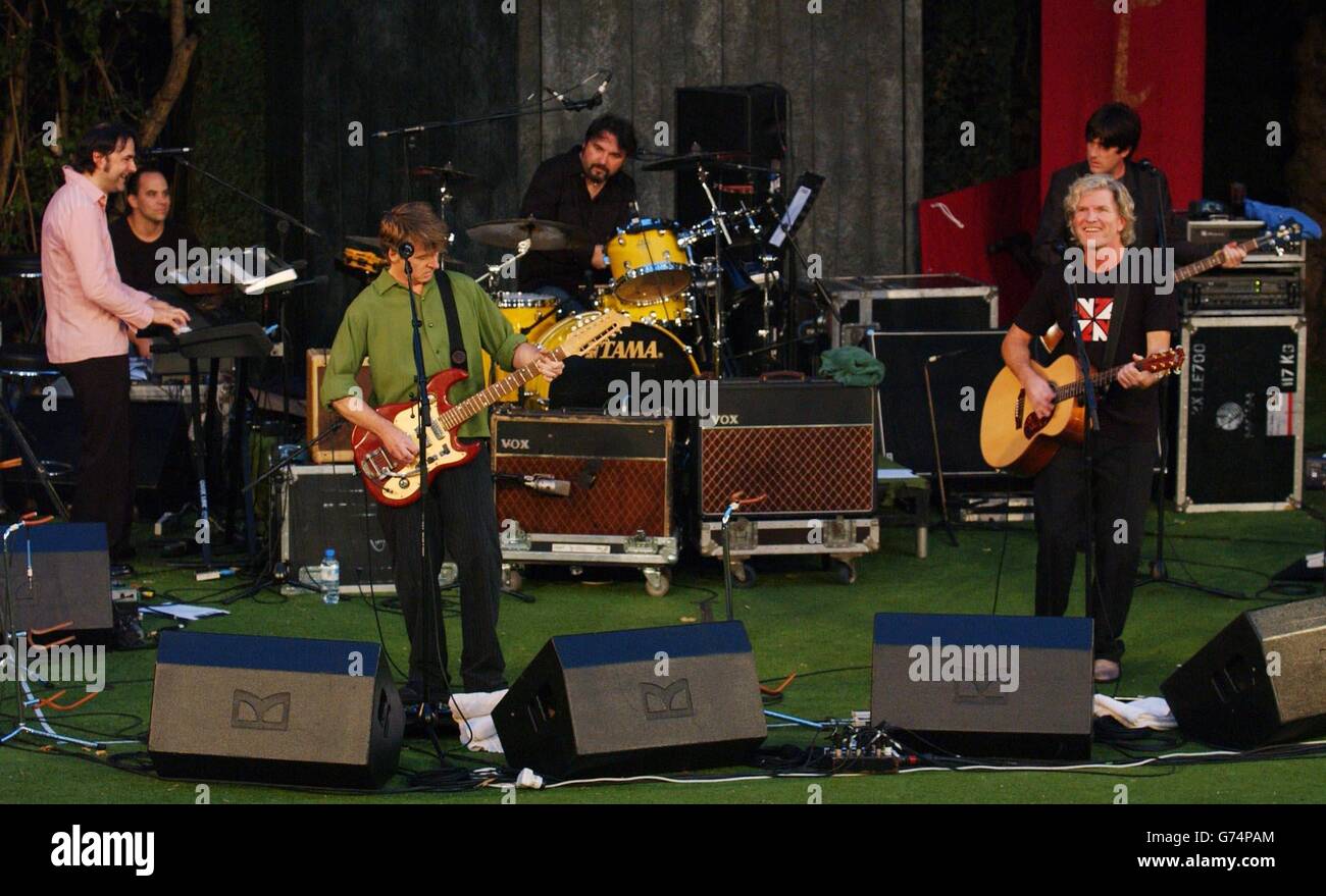 The Finn Brothers Stock Photo - Alamy