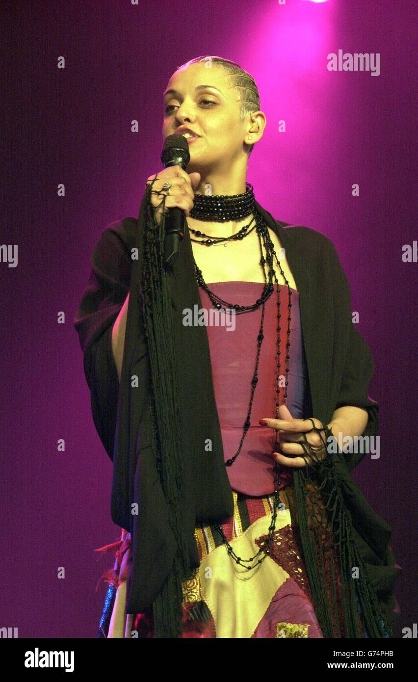 The 40th Cambridge Folk Festival. Portuguese singer Mariza performing ...