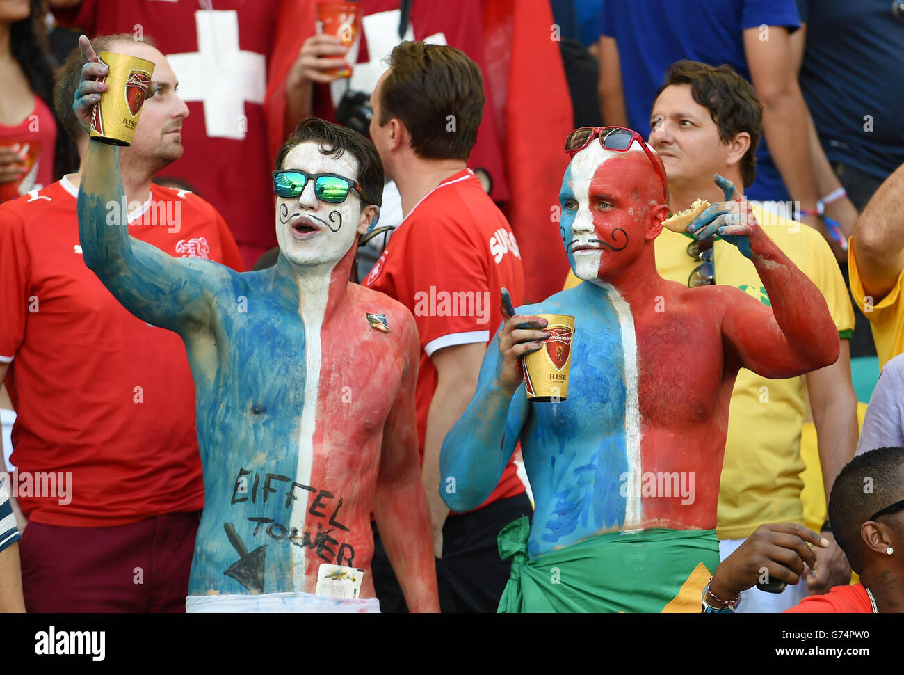 World cup body paint hi-res stock photography and images - Alamy
