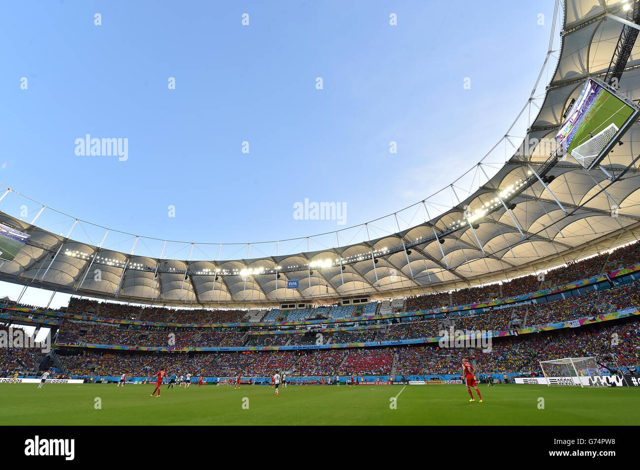 General view of the Arena Fonte Nova during the match Stock Photo - Alamy