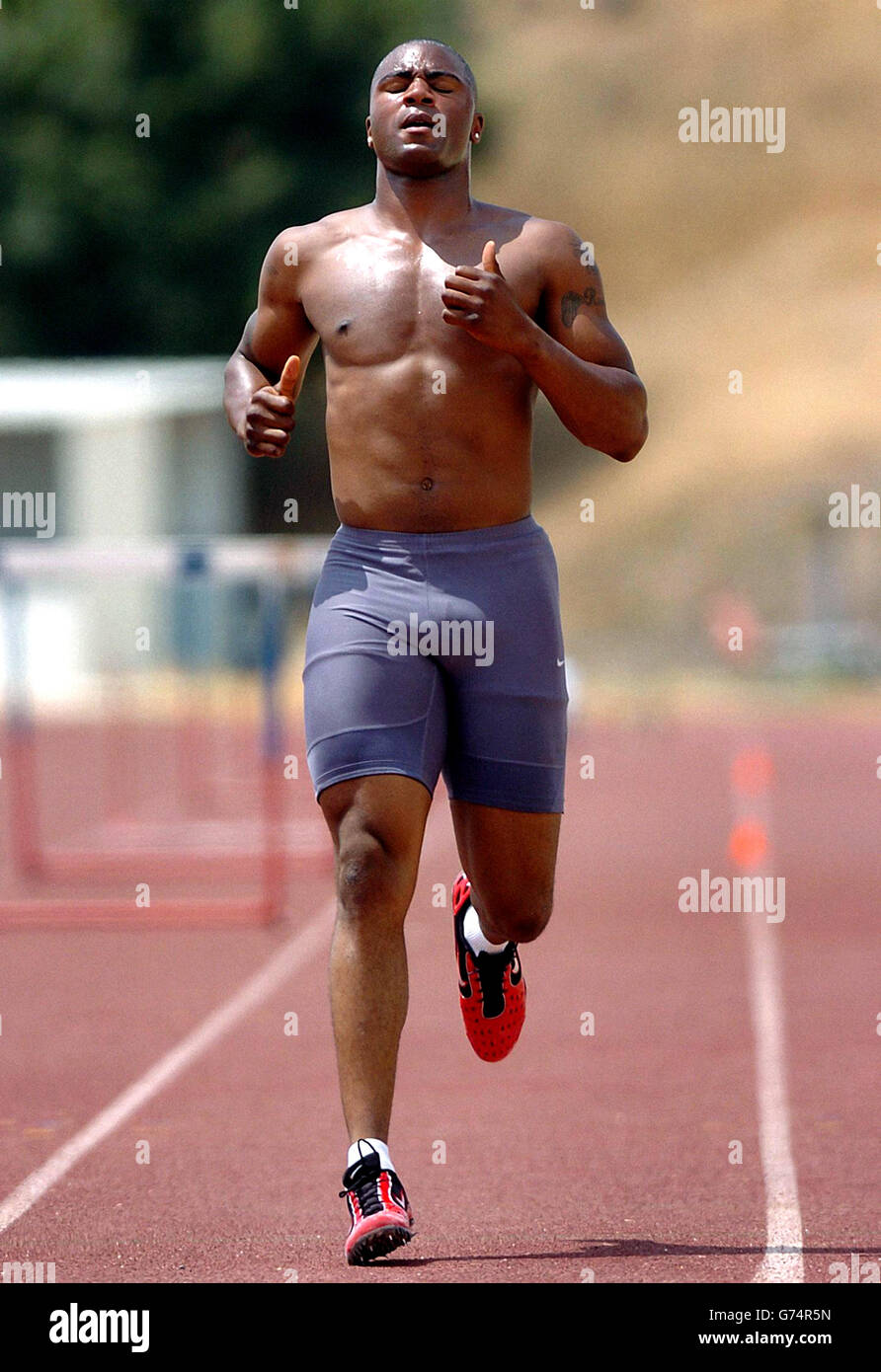 Mark Lewis Francis TeamGB Olympic Holding Camp Stock Photo - Alamy