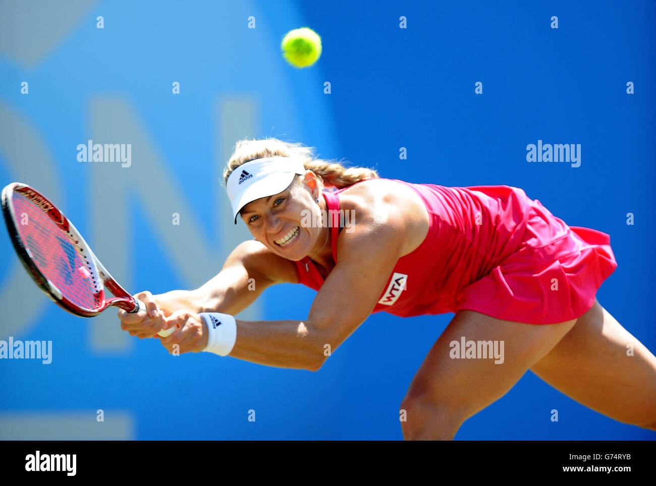 Angelique kerber in action against madison keys hi-res stock ...