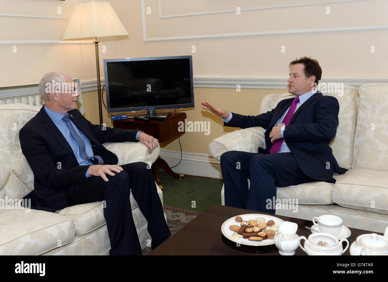 Deputy Prime Minister Nick Clegg meets President of the European ...
