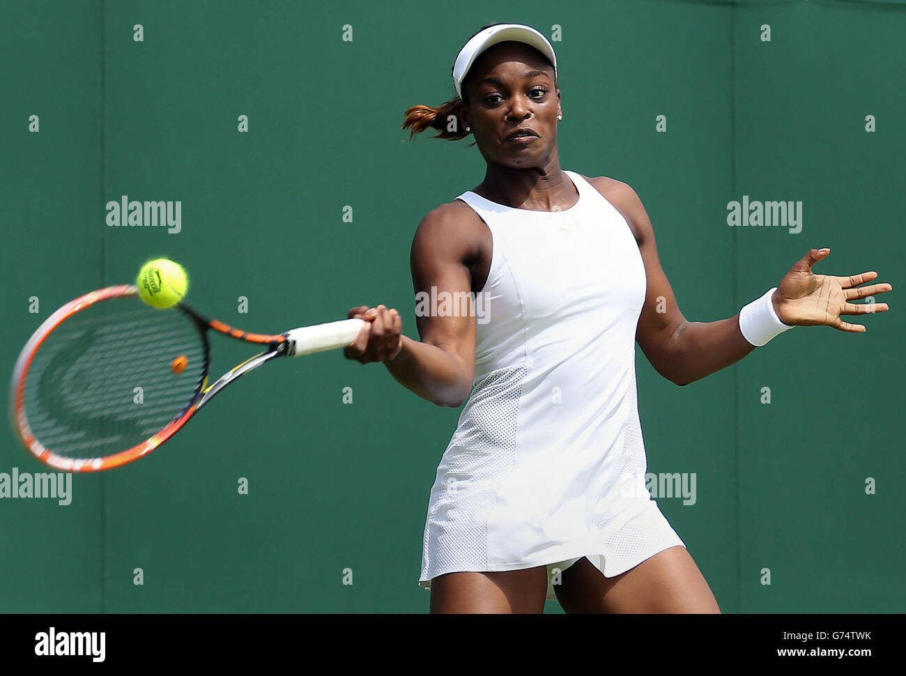 Sloane Stephens during day one of the Wimbledon Championships at the ...