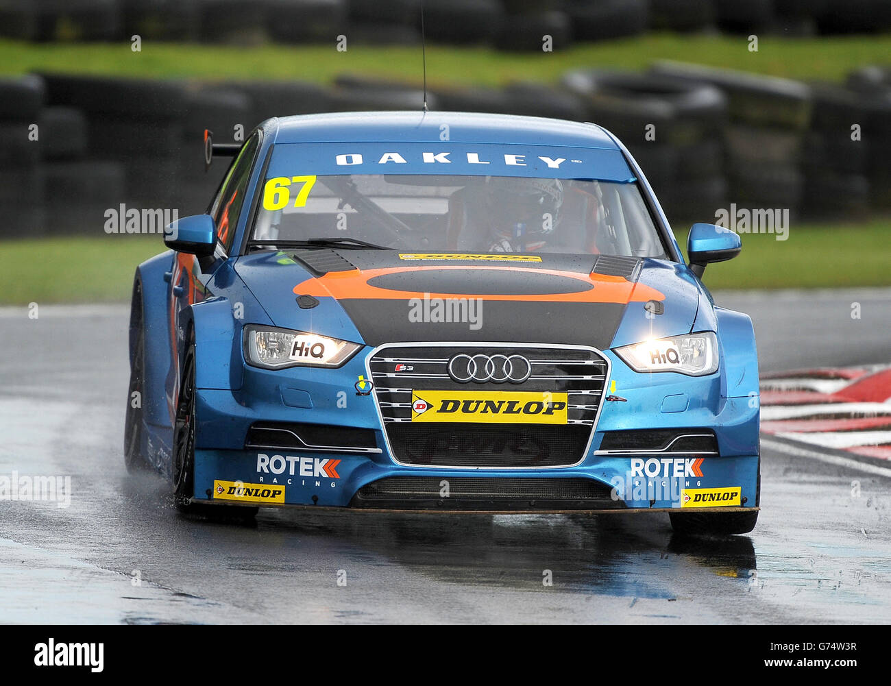 Rotek Racing's Robb Holland in action during Race 3 at Oulton Park ...