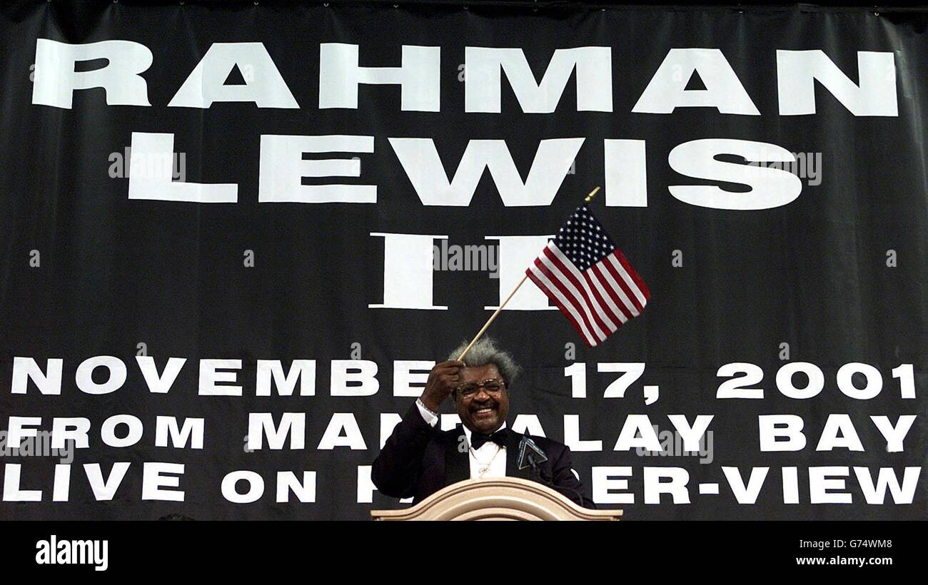 Don king boxing flag hi-res stock photography and images - Alamy