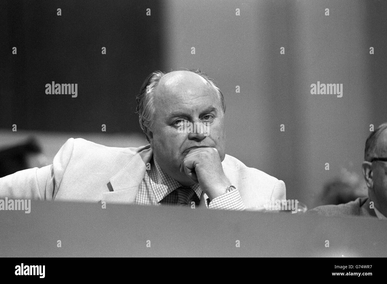 The newly elected tuc general secretary norman willis hi-res stock ...