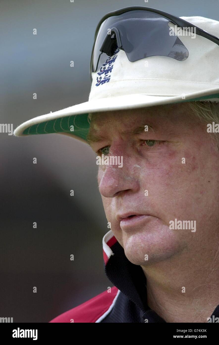 Fletcher at England practise Stock Photo - Alamy