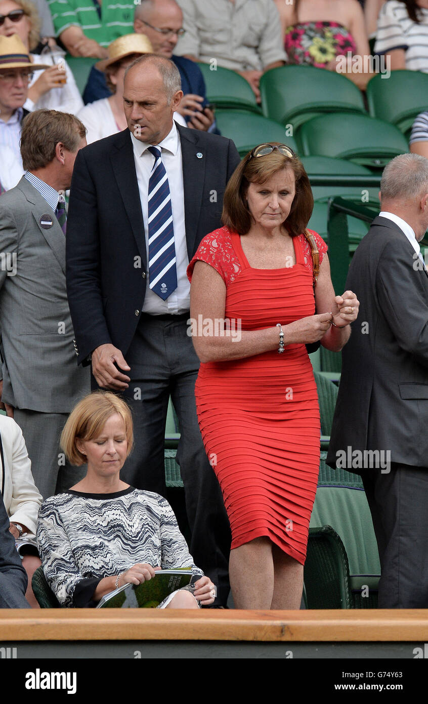 Sir Steve Redgrave and his wife Lady Ann arrive in the Royal Box on ...