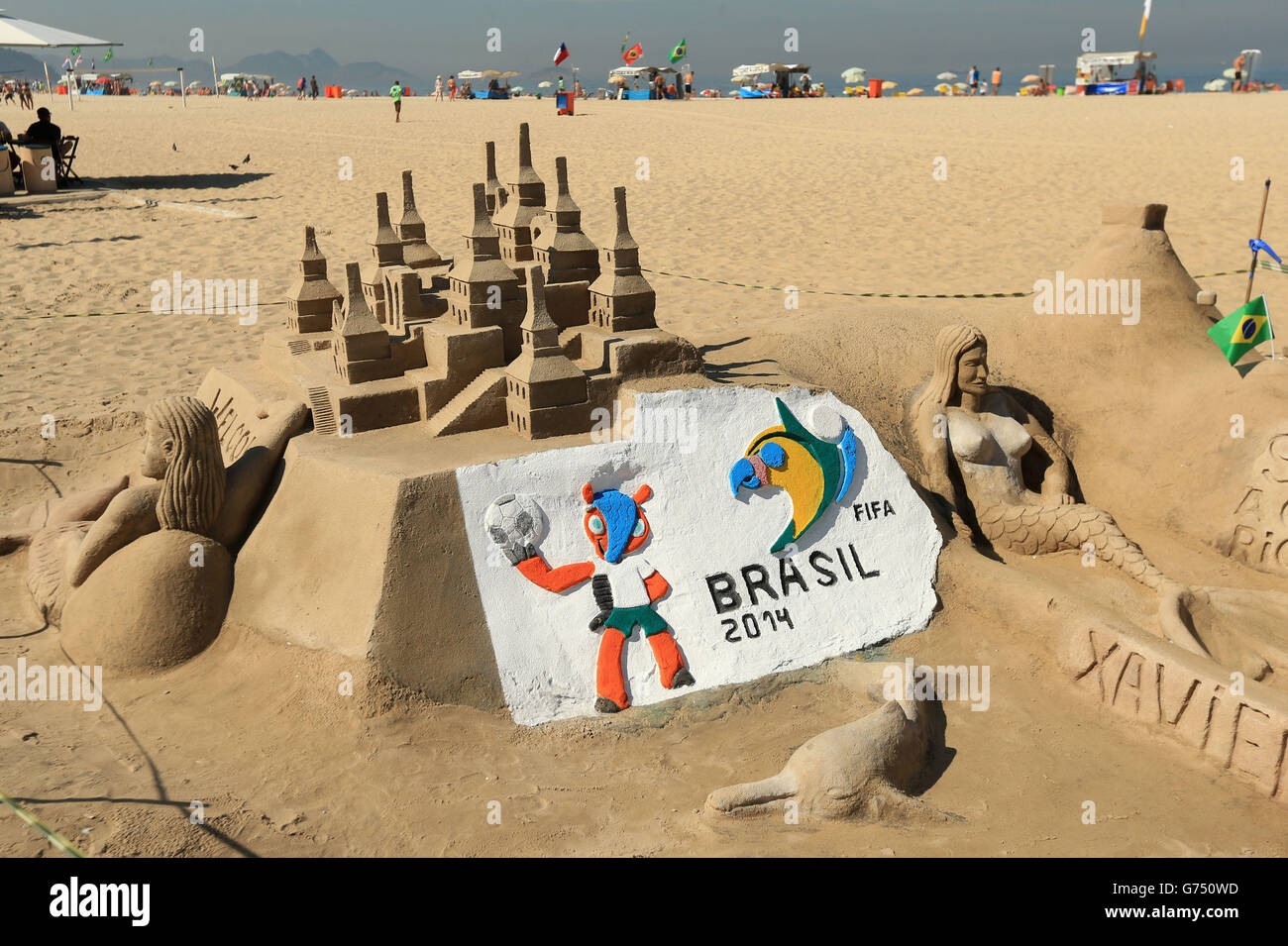 Soccer - FIFA World Cup 2014 - General Views of Rio de Janeiro Stock ...