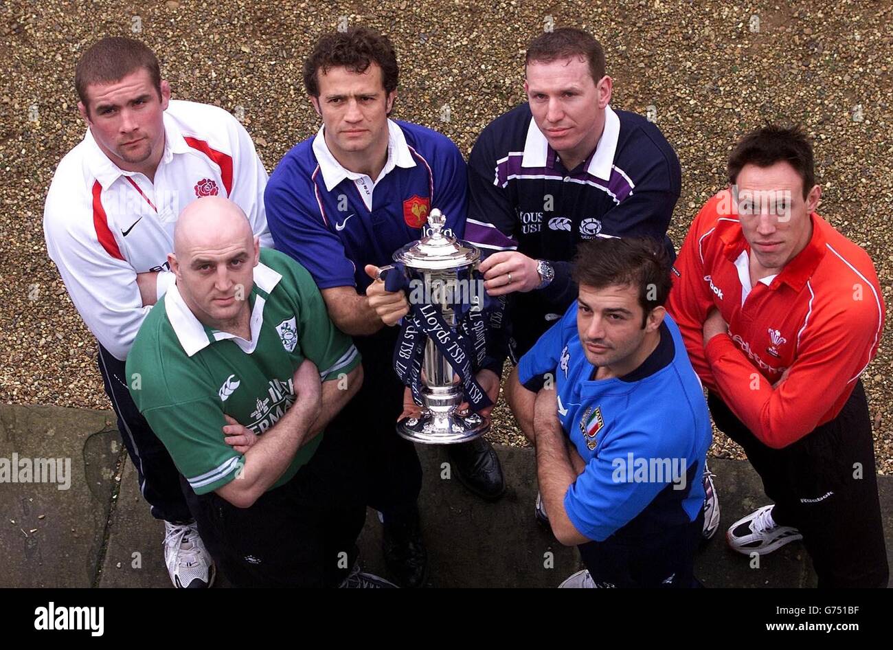 Six Nations Trophy Launch Stock Photo - Alamy
