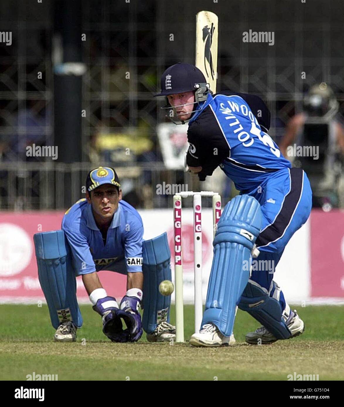 Cricket England v India. England batsman Nick Knight in action, during ...