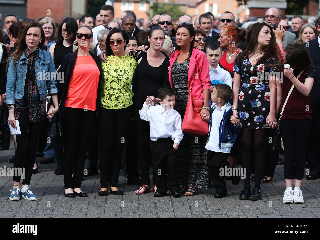 Gerry Conlon funeral Stock Photo - Alamy