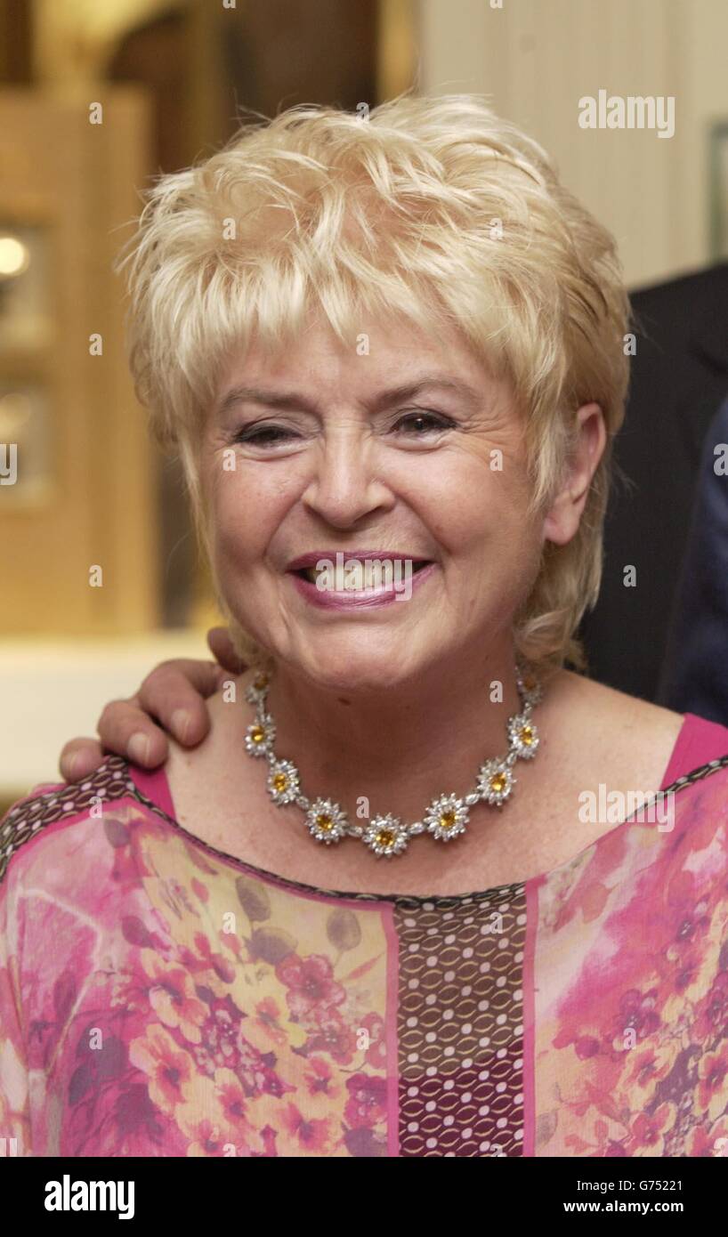 Tv presenter gloria hunniford at harrods store in knightsbridge hi-res ...
