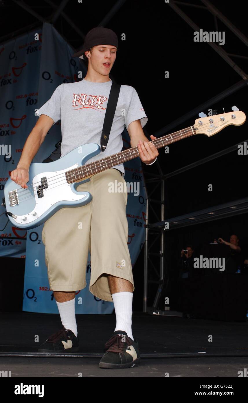 McFly Fox FM Party in the Park Stock Photo - Alamy