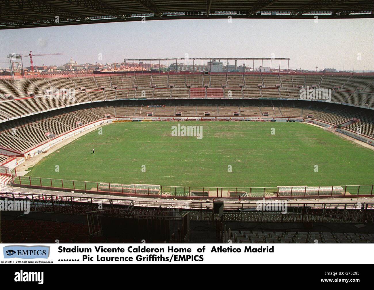 Soccer - Uefa Champions League - Atletico Madrid. Stadium Vicente ...
