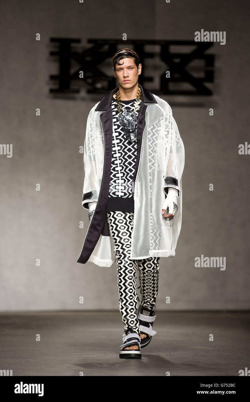 KTZ catwalk - London Collections: Men 2014 Stock Photo - Alamy