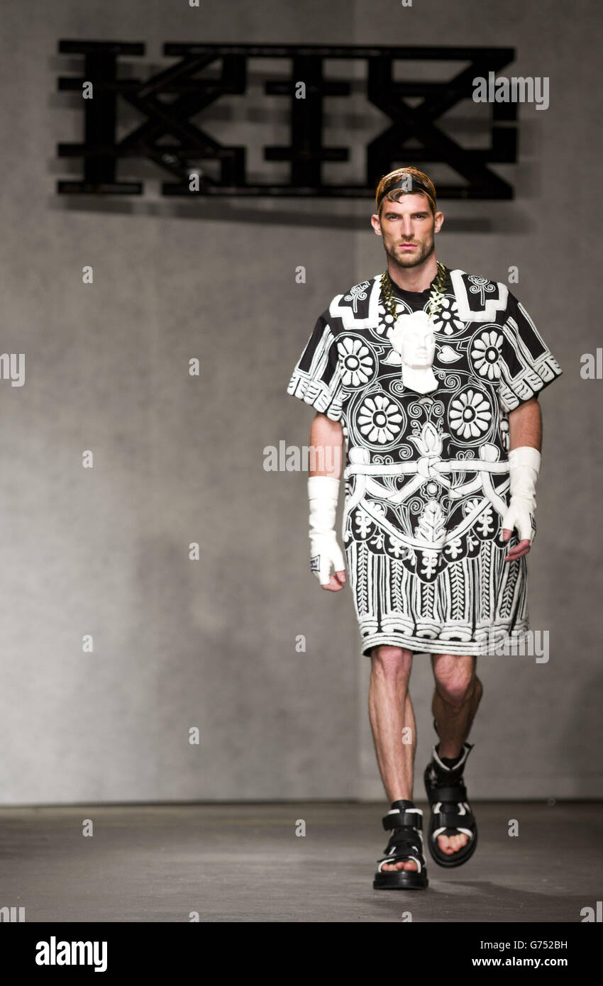 KTZ catwalk - London Collections: Men 2014 Stock Photo - Alamy