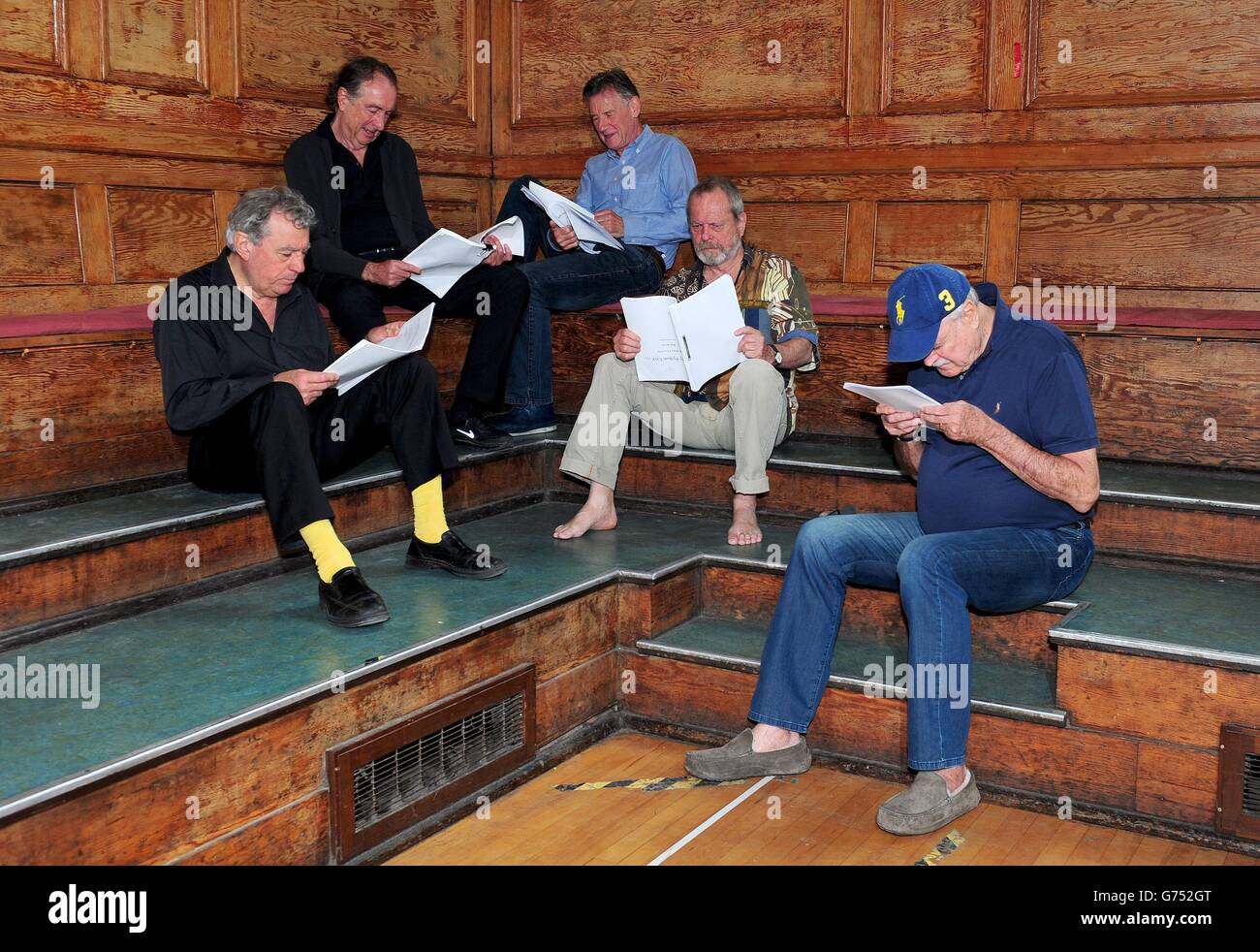 Terry Jones, Eric Idle, Michael Palin, Terry Gilliam and John Cleese ...