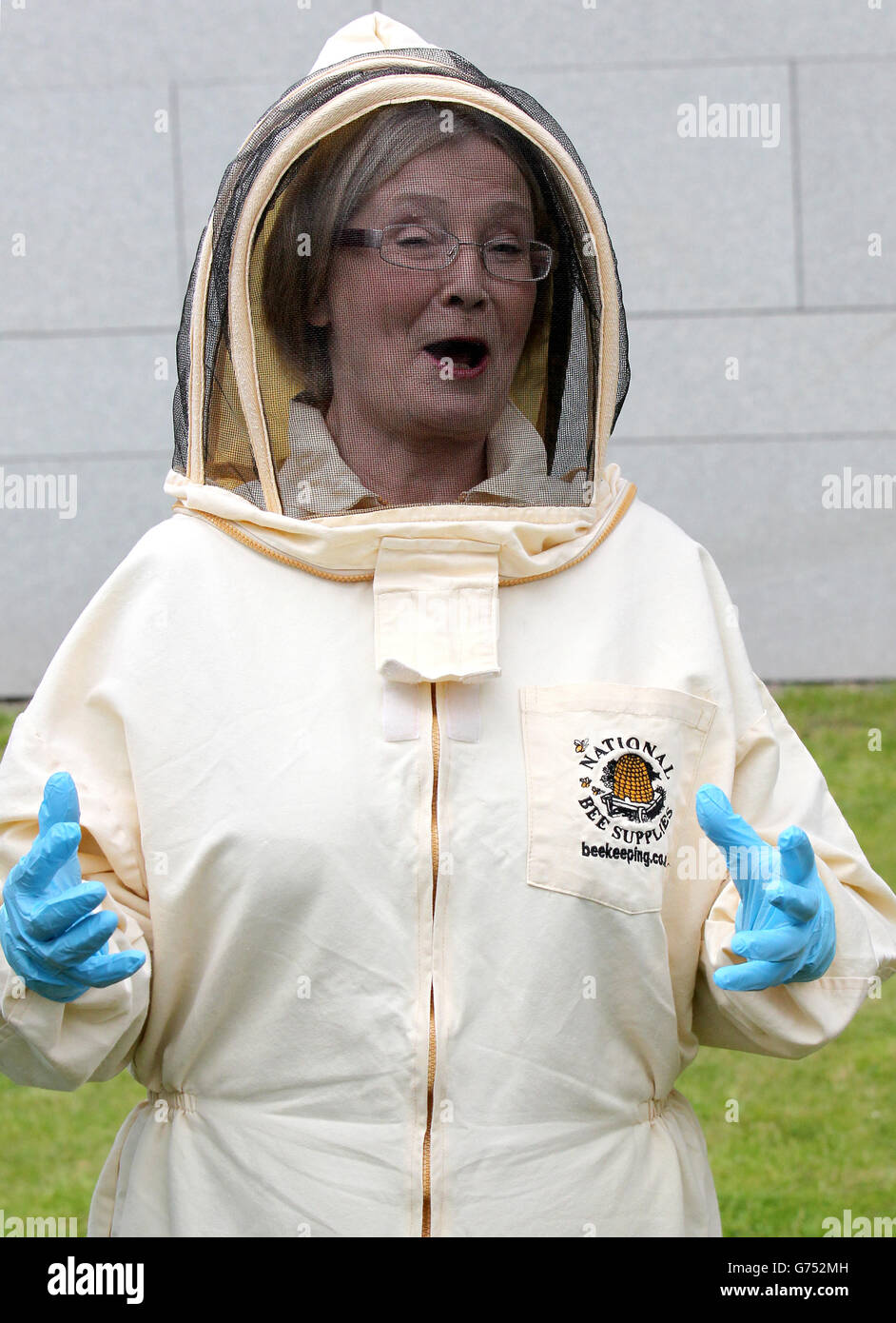 Scottish Parliament bees Stock Photo - Alamy