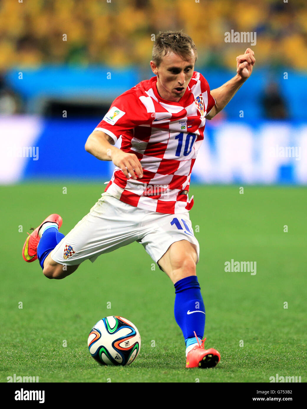 Croatia luka modric 2014 hi-res stock photography and images - Alamy