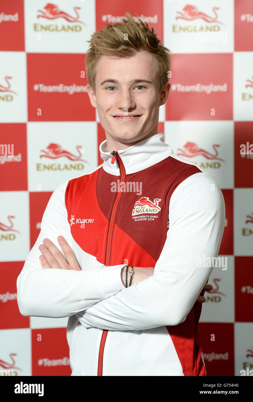 Diver Jack Laugher, during the kitting out session at St Georges Park ...