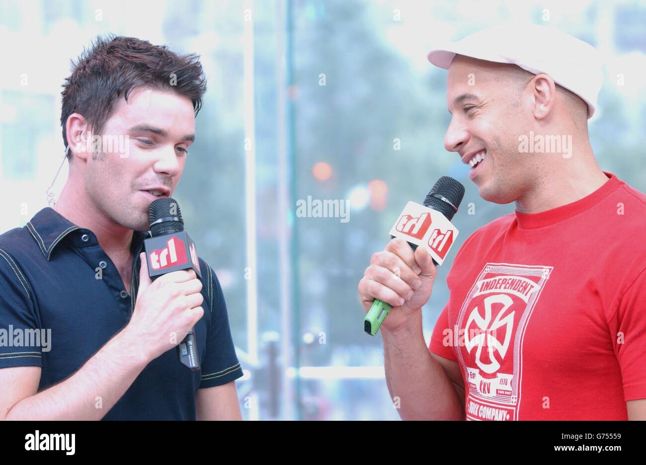 Vin Diesel MTV's TRL - Total Request Live - show Stock Photo - Alamy