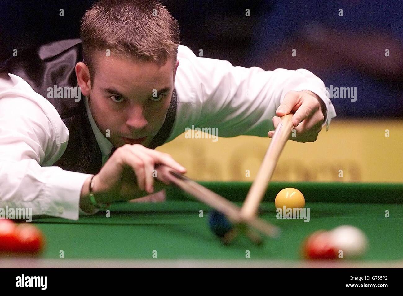 Snooker Ali Carter Stock Photo - Alamy