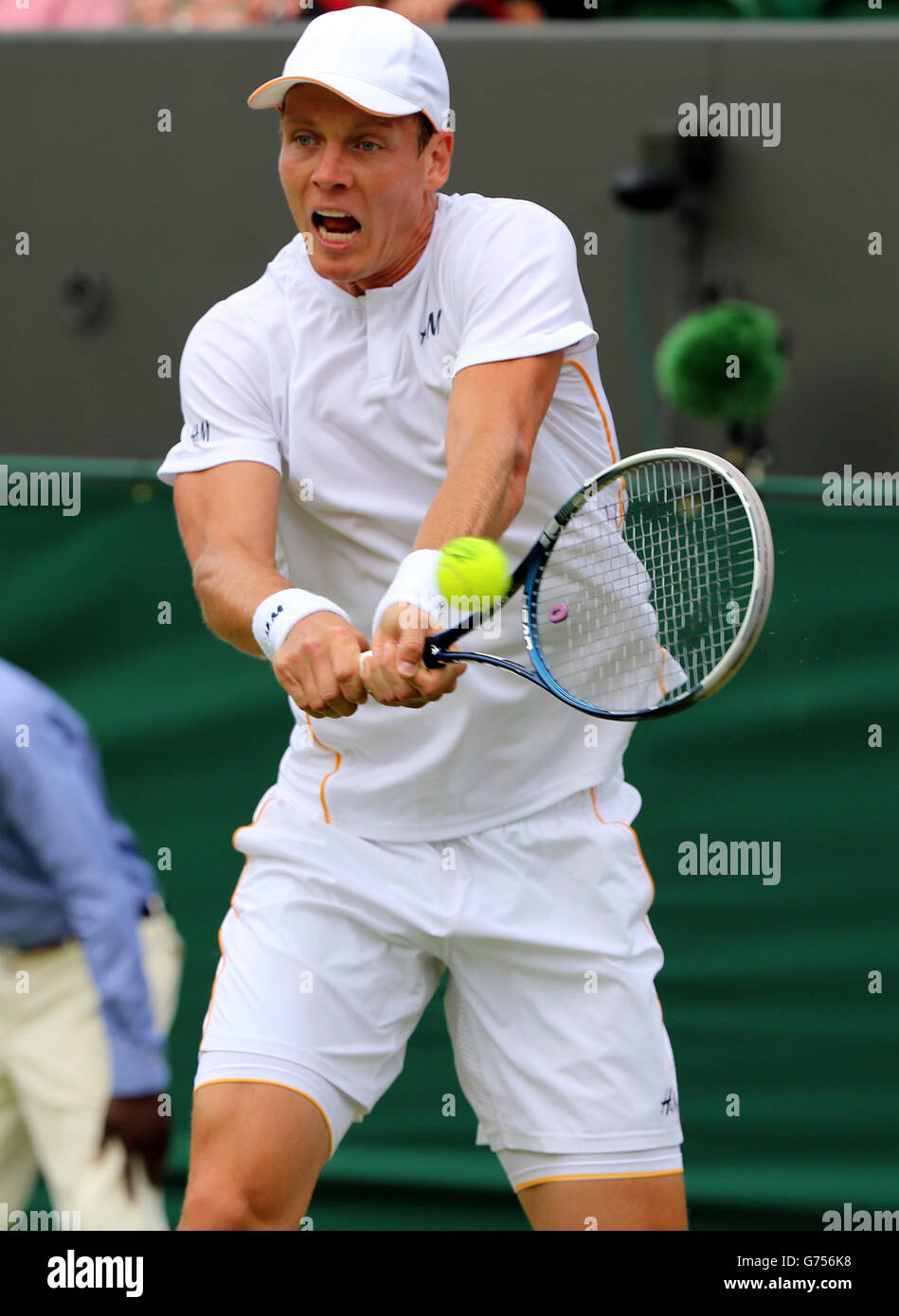 Tennis - 2014 Wimbledon Championships - Day One - The All England Lawn ...