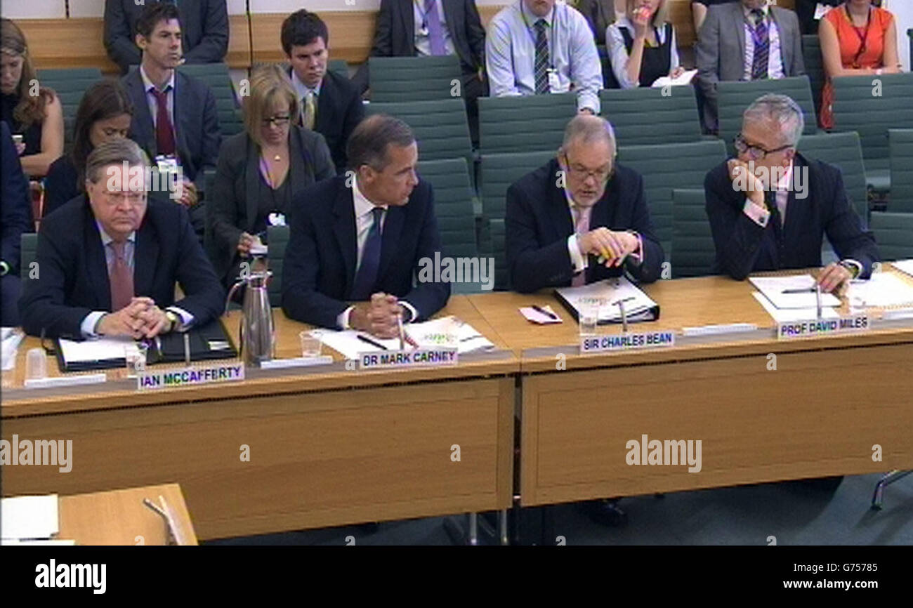 (From the left) Monetary Policy Committee Member Ian McCafferty ...