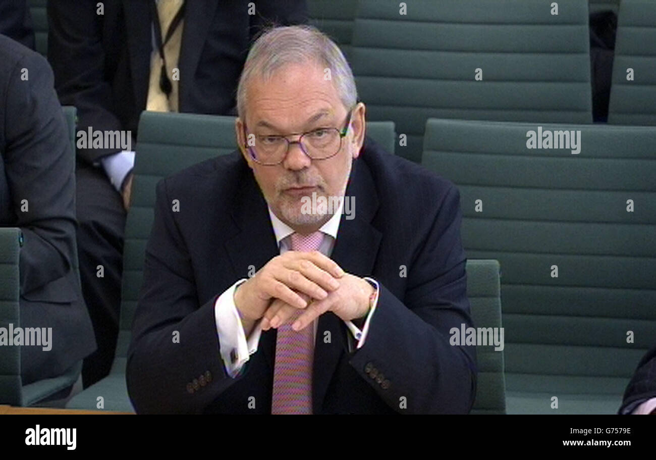 Deputy Governor of the Bank of England Sir Charles Bean gives evidence ...
