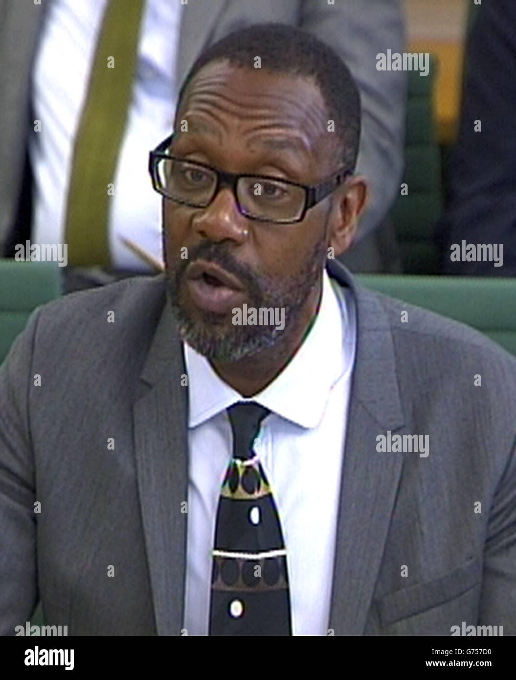 Comic and actor lenny henry gives evidence to the culture hi-res stock ...