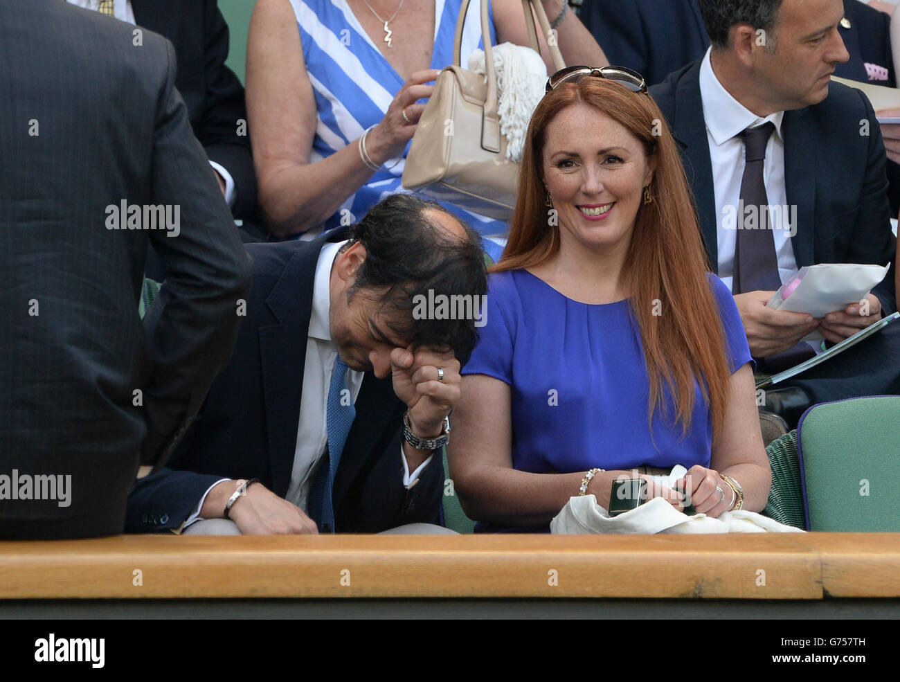 Alistair mcgowan and wife charlotte hi-res stock photography and images ...
