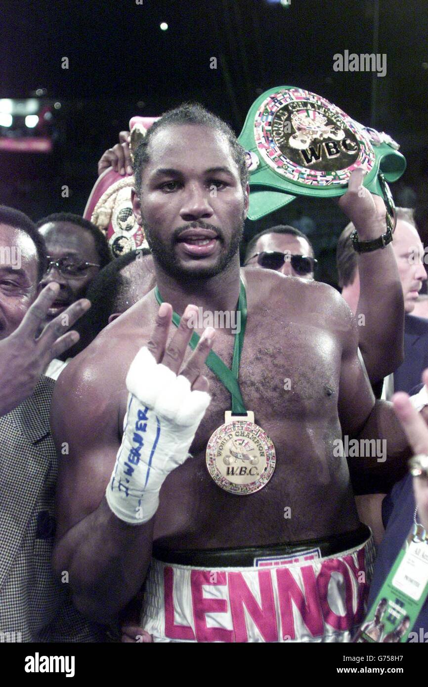 Lennox Lewis Rahman 2001 High Resolution Stock Photography and Images ...