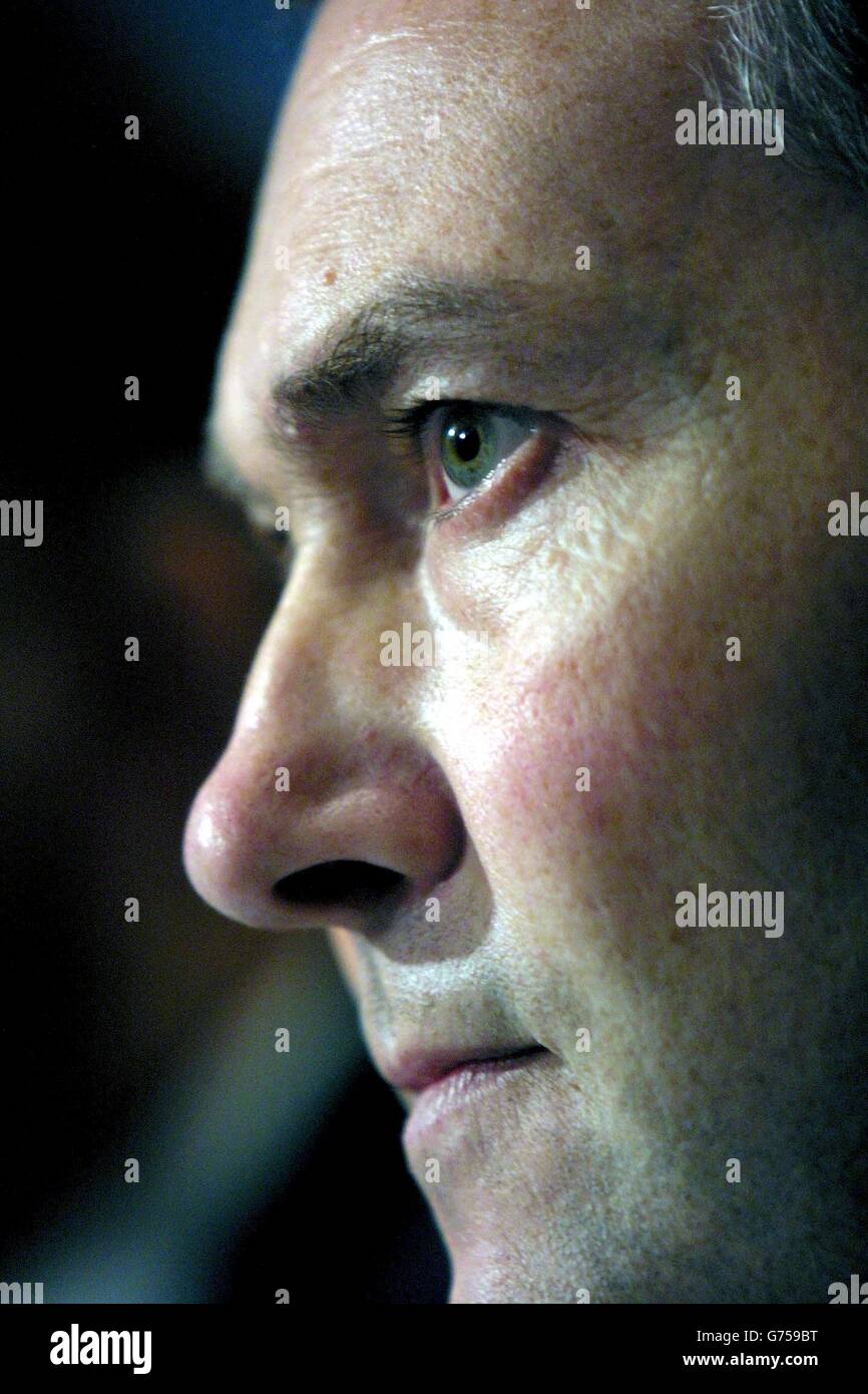 Richard Scudamore, Chief Executive of the Premier League, speaks to a ...