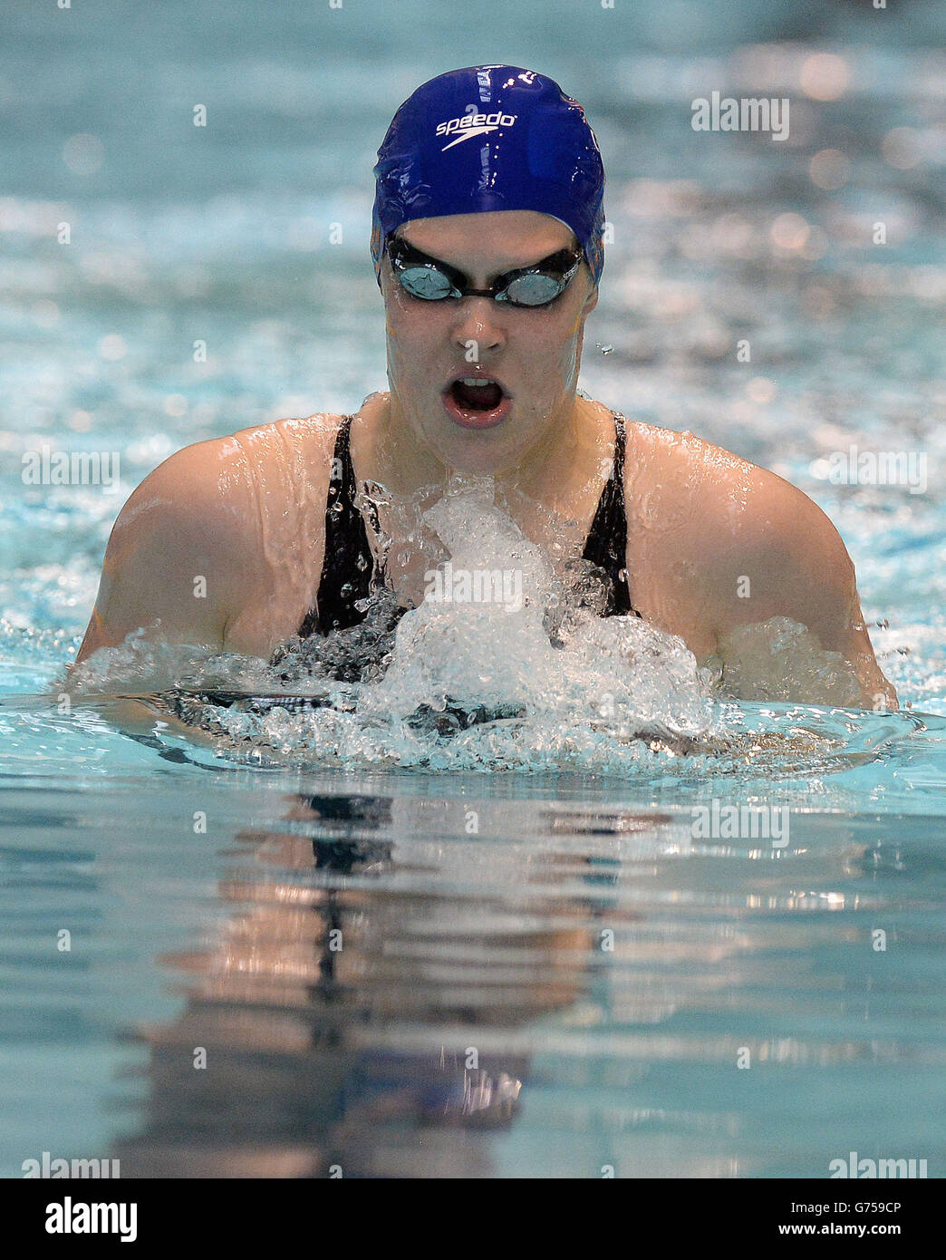 Danielle Lowe in action during the heats of the Womens Open 200M ...