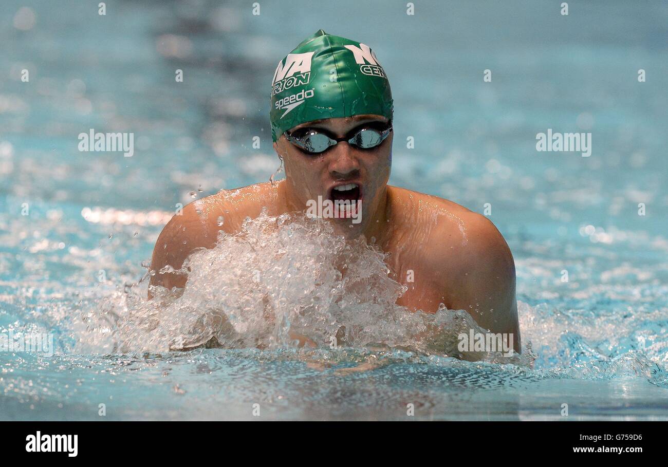 Oliver Hynd in action during the heats of the Mens MC 200M Individual ...