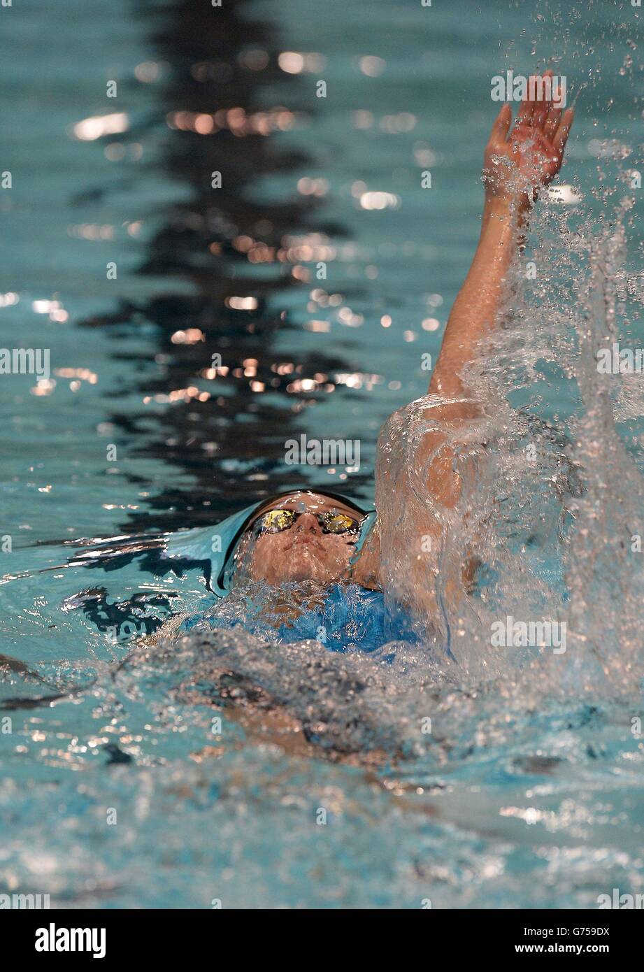 Jessica Fullalove in action during the heats of the Womens Open 100M ...